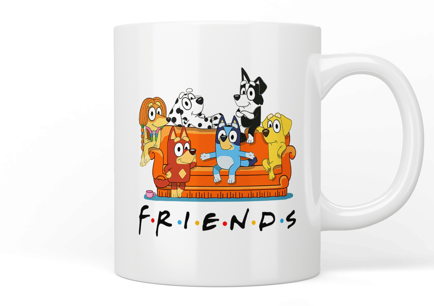 Bluey: Friends inspired mug – Jazzy Giraffe