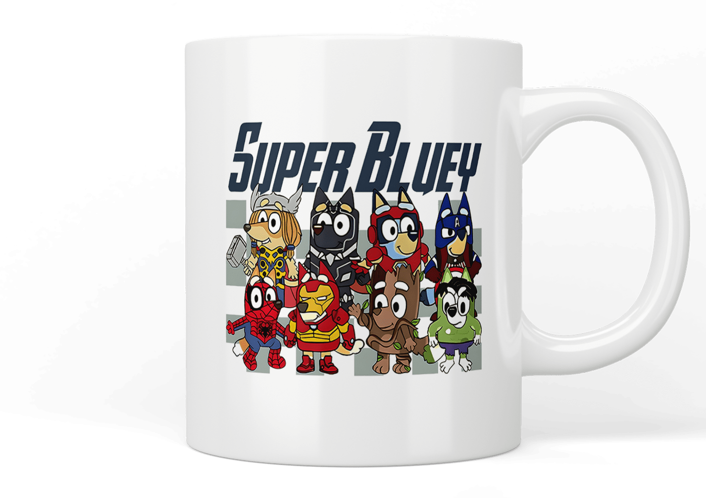 Bluey: Super Bluey mug – Jazzy Giraffe